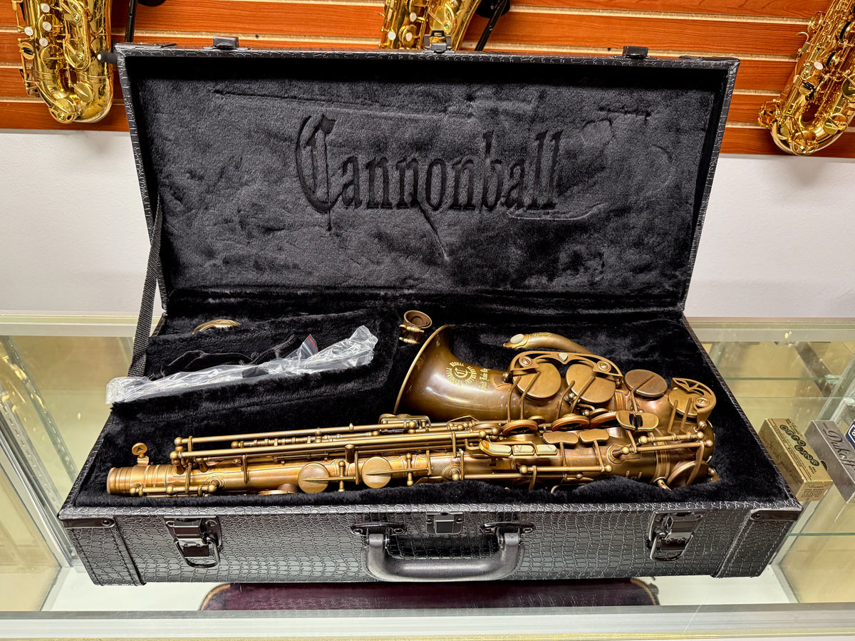 Cannonball Brute A5 Big Bell Stone Series Alto Saxophone – Sax Stable