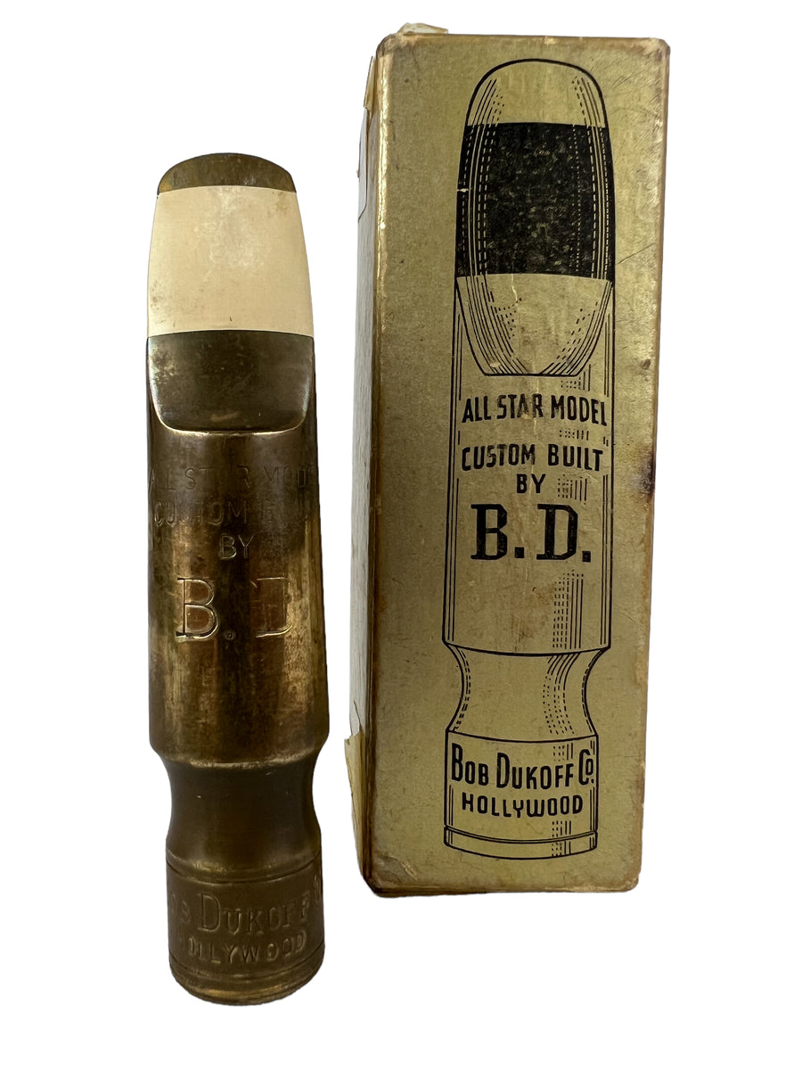 Dukoff Hollywood All Star Custom BD Vintage Tenor Saxophone Mouthpiece ...
