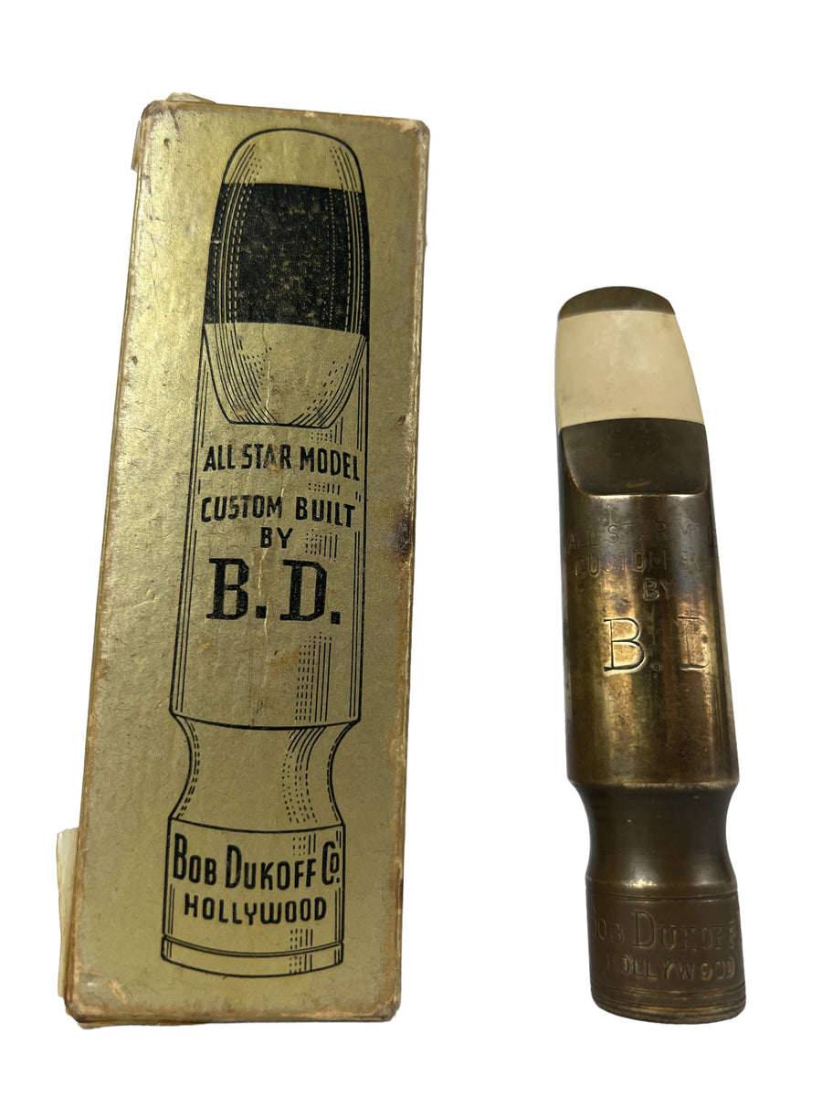 Dukoff Hollywood All Star Custom BD Vintage Tenor Saxophone Mouthpiece ...
