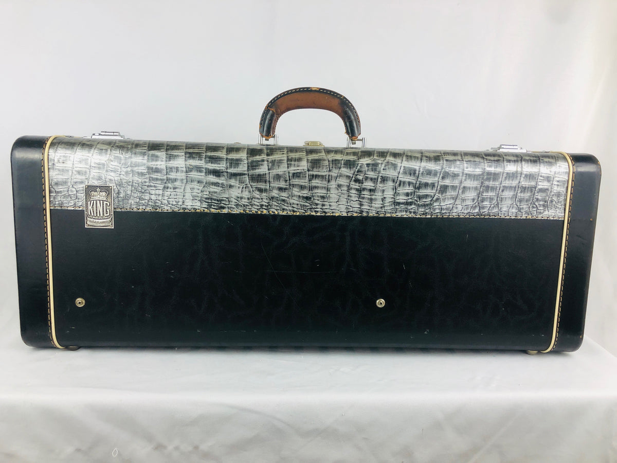 King Super 20 Silver Sonic Tenor Saxophone w/ Warranty Card & Black Ro ...