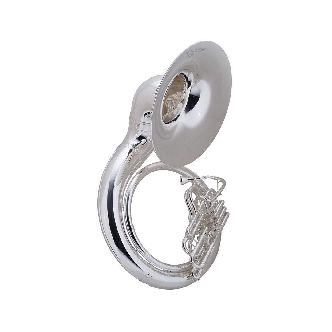 C.G. Conn 40KSPW All Brass Silver Plated Sousaphones New In Box – Sax ...